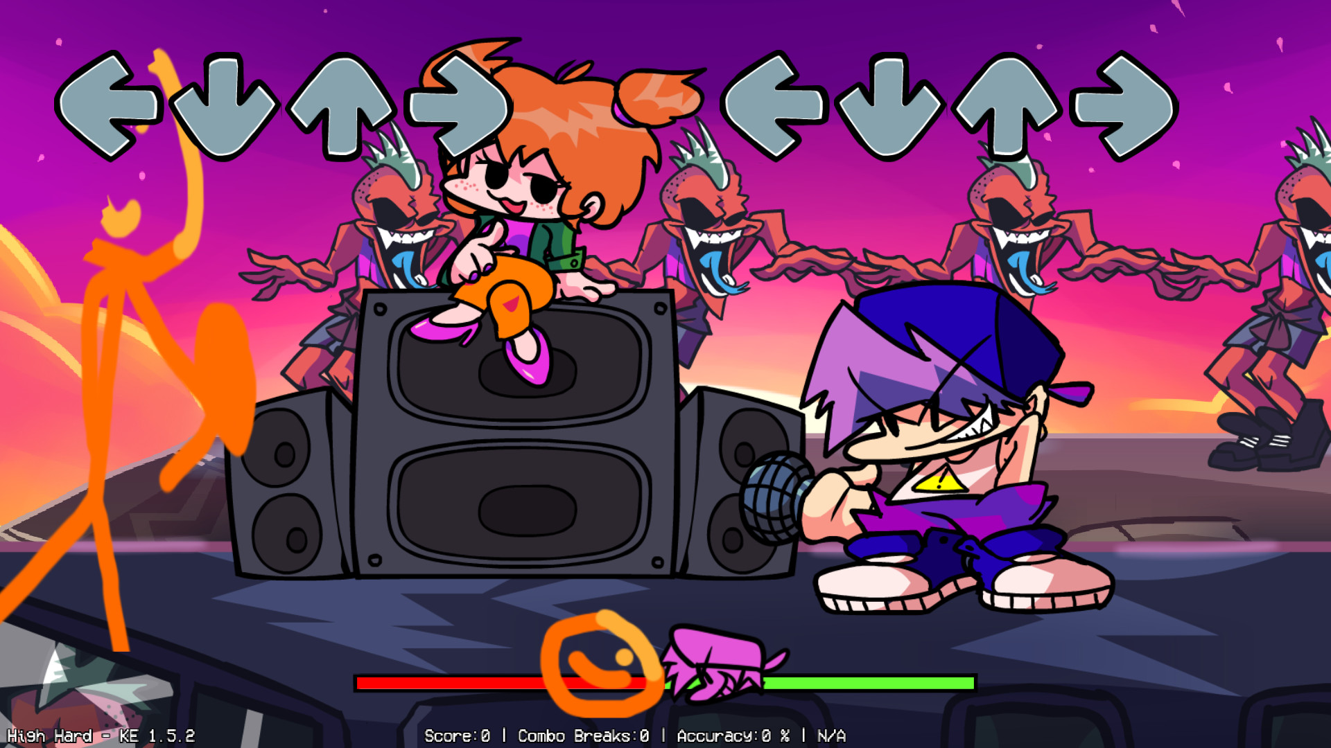 Vs Stickman D-sides Mod for Friday Night Funkin' | FNF Mods