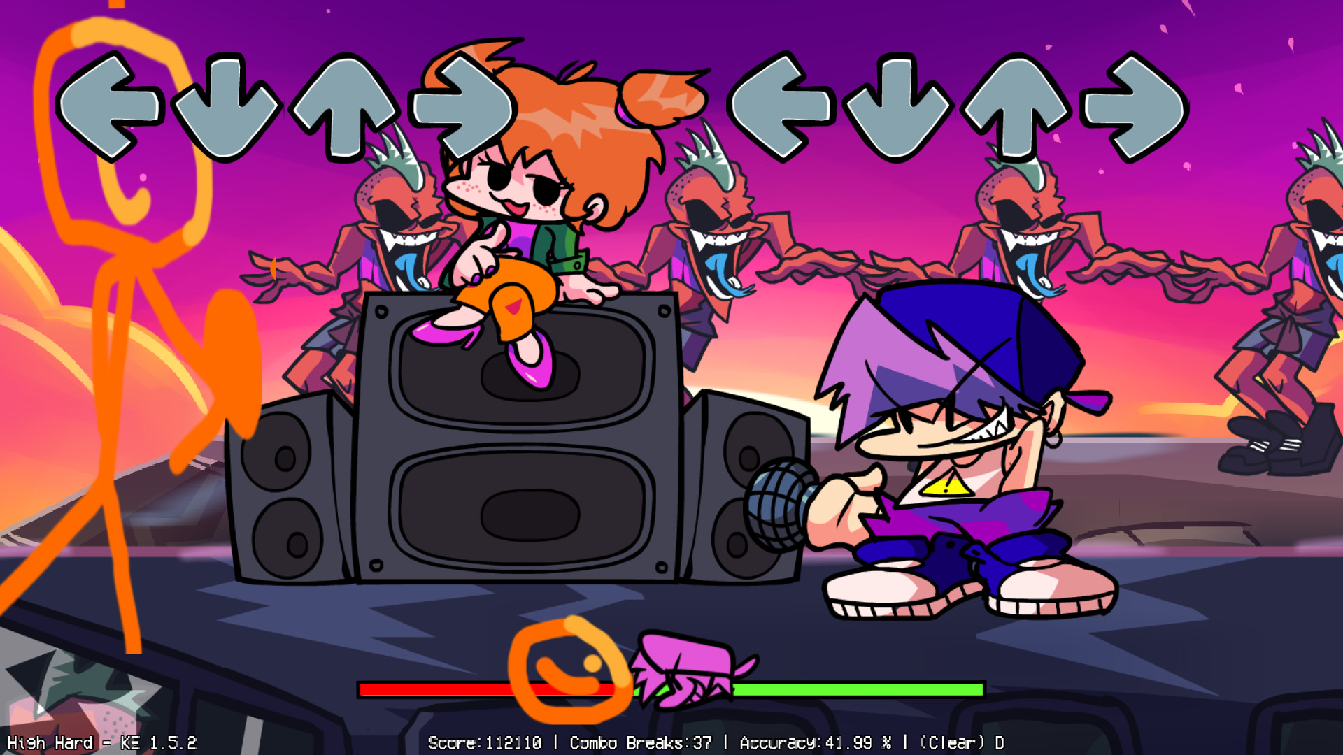 Vs Stickman D-sides Mod for Friday Night Funkin' | FNF Mods