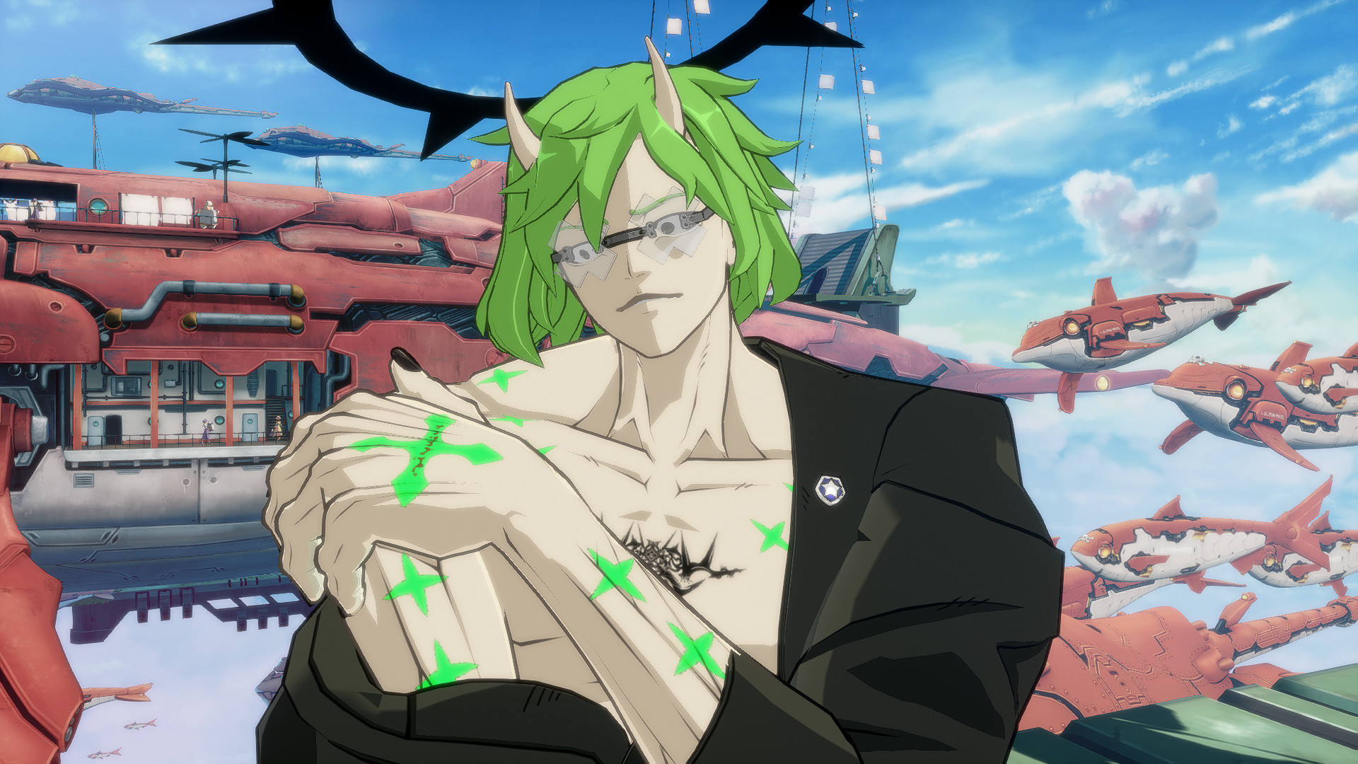 Happy Chaos Hazama skin Mod for GUILTY GEAR -STRIVE- | GGST Mods