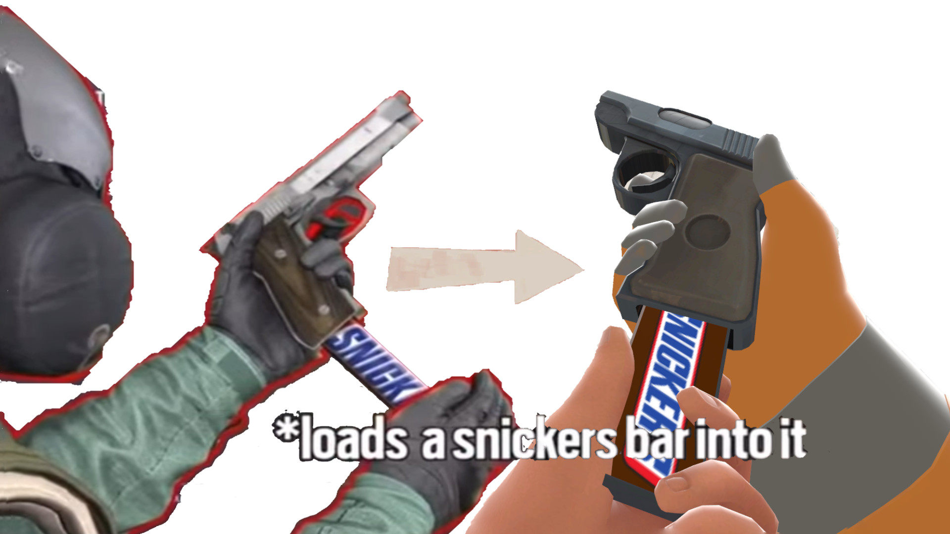 RussianBadger "*loads a snickers bar into it..." Mod for Team Fortress ...