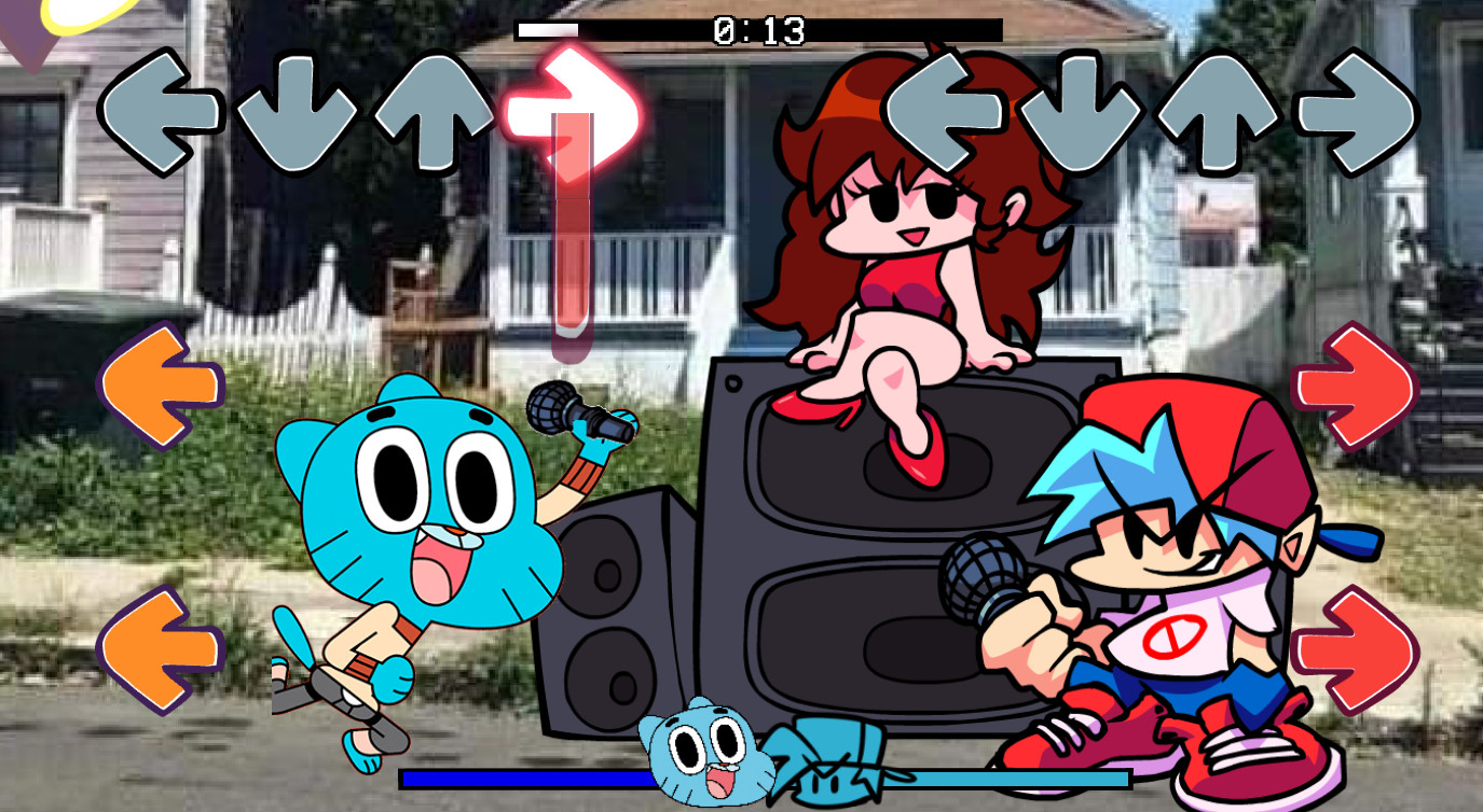 fnf vs gumball mod(beta version 2.0) Mod for Friday Night Funkin' | FNF ...