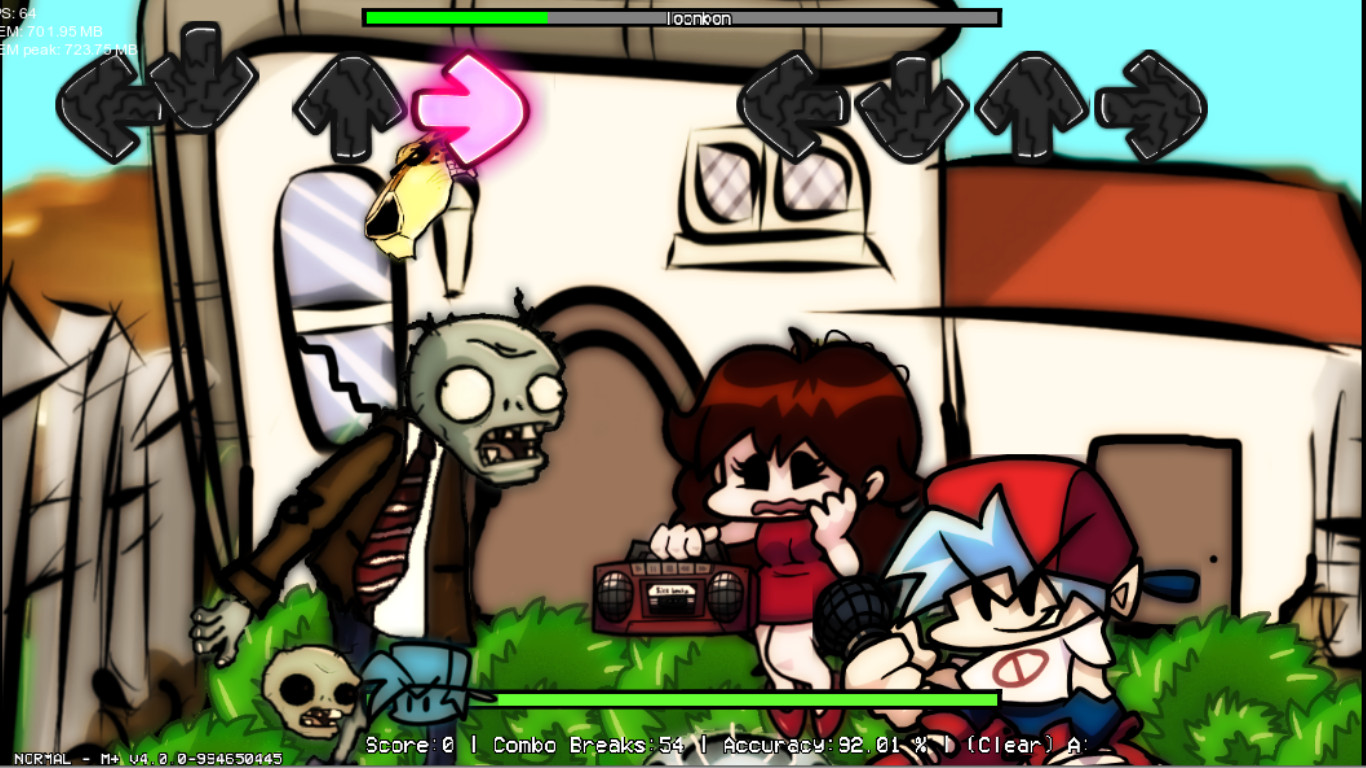 Friday Night Funkin' vs Pvz Mod Horror [Friday Night Funkin'] [Mods]