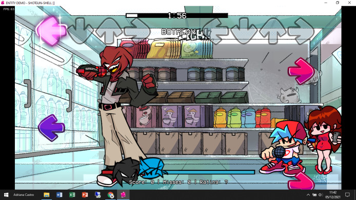 FNF': ENTITY - Shotgun-Shell RECHART Mod for Friday Night Funkin' | FNF ...