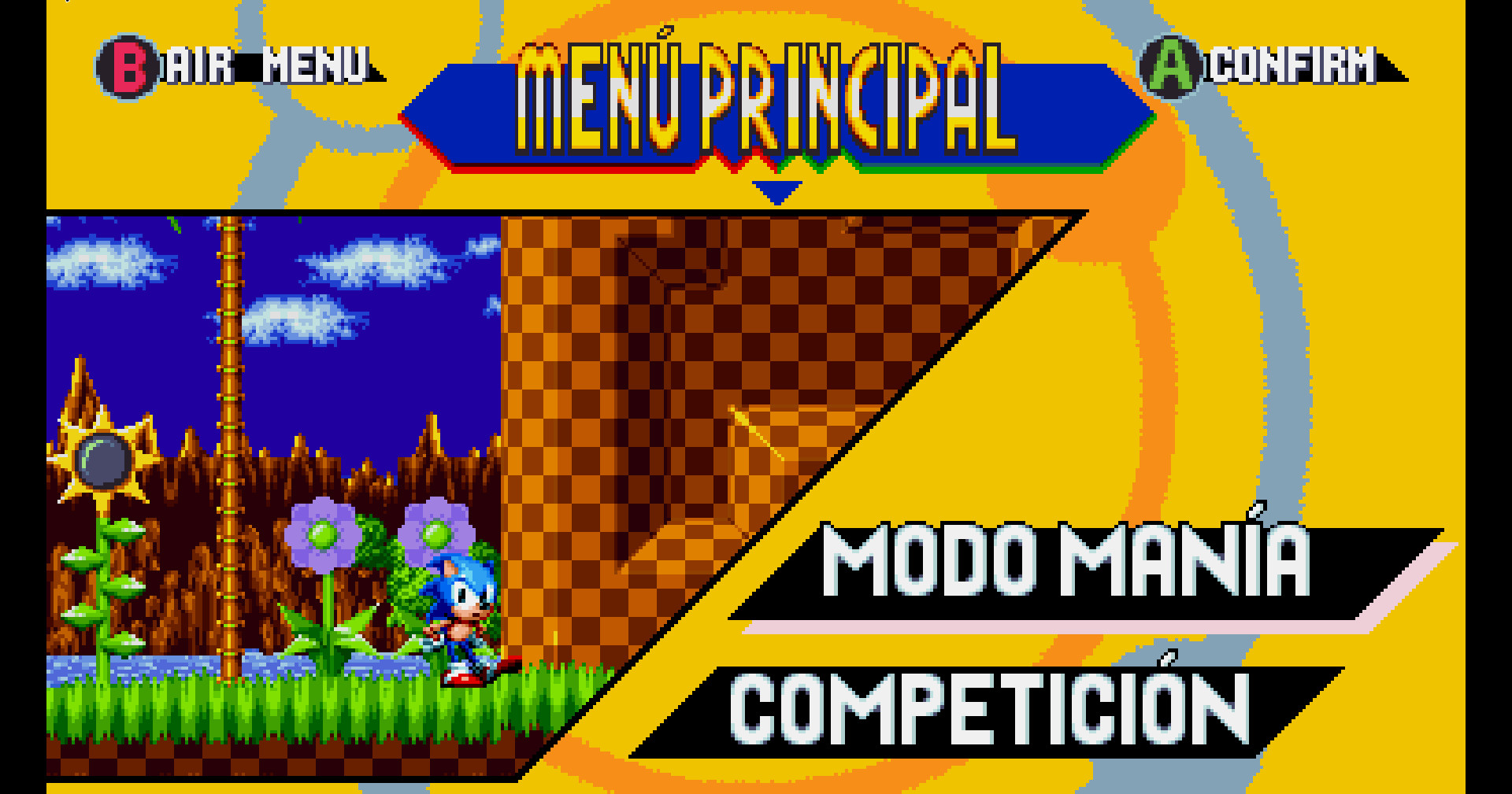 Sonic Mania Menu [Sonic 3 A.I.R.] [Mods]