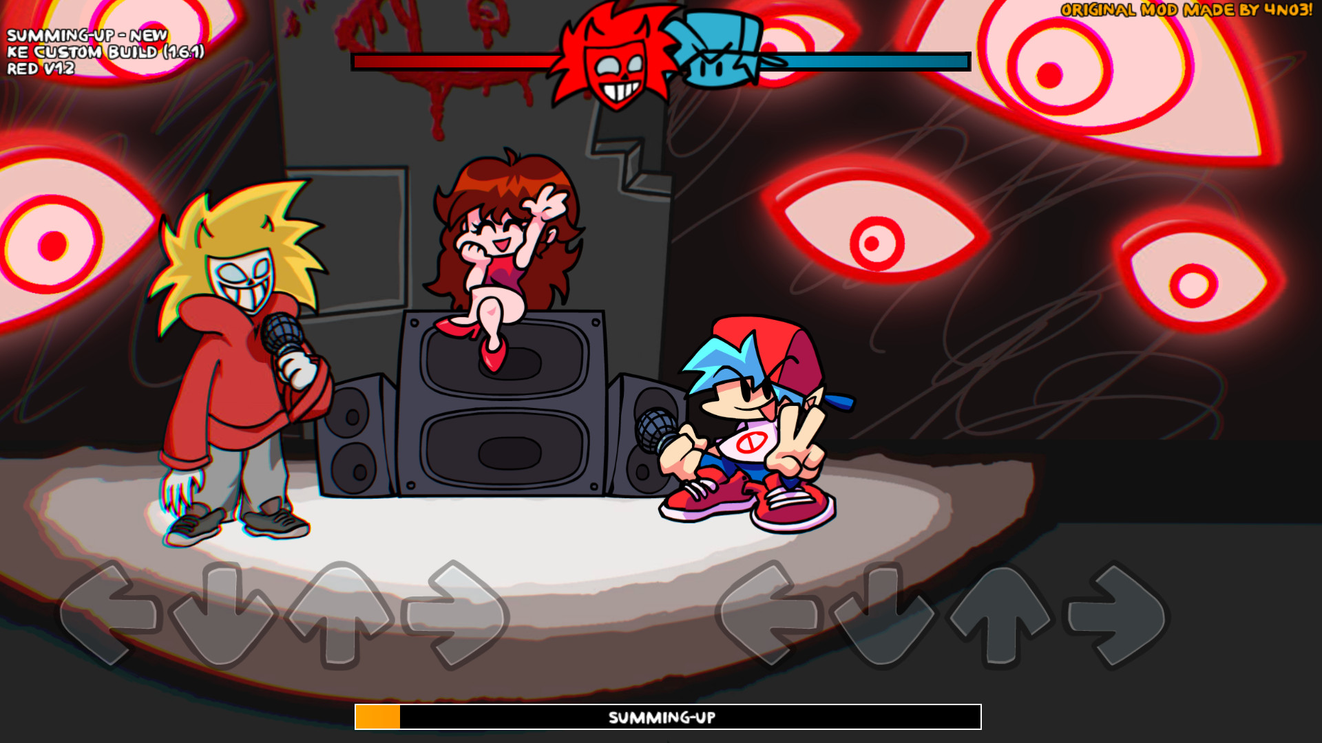 FNF X RED - Improved! Mod for Friday Night Funkin' | FNF Mods