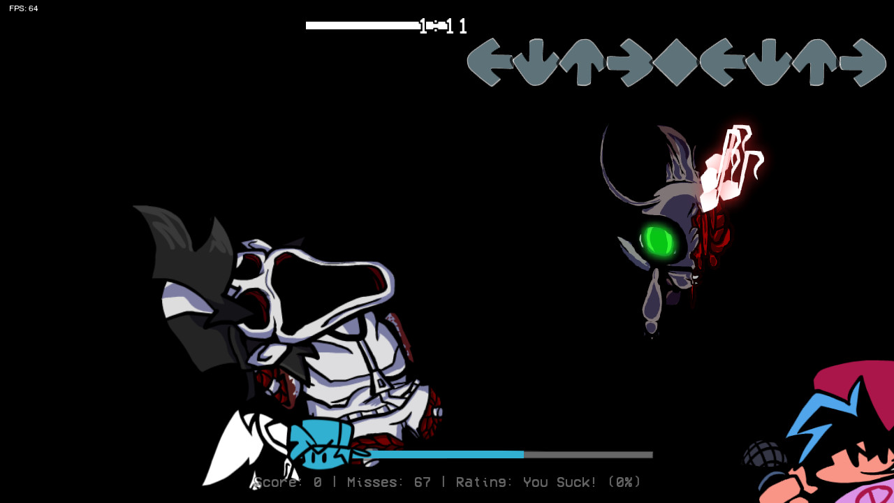 FNF Monochrome 9k Rechart (NOW WITH HELL MODE!) Mod for Friday Night ...