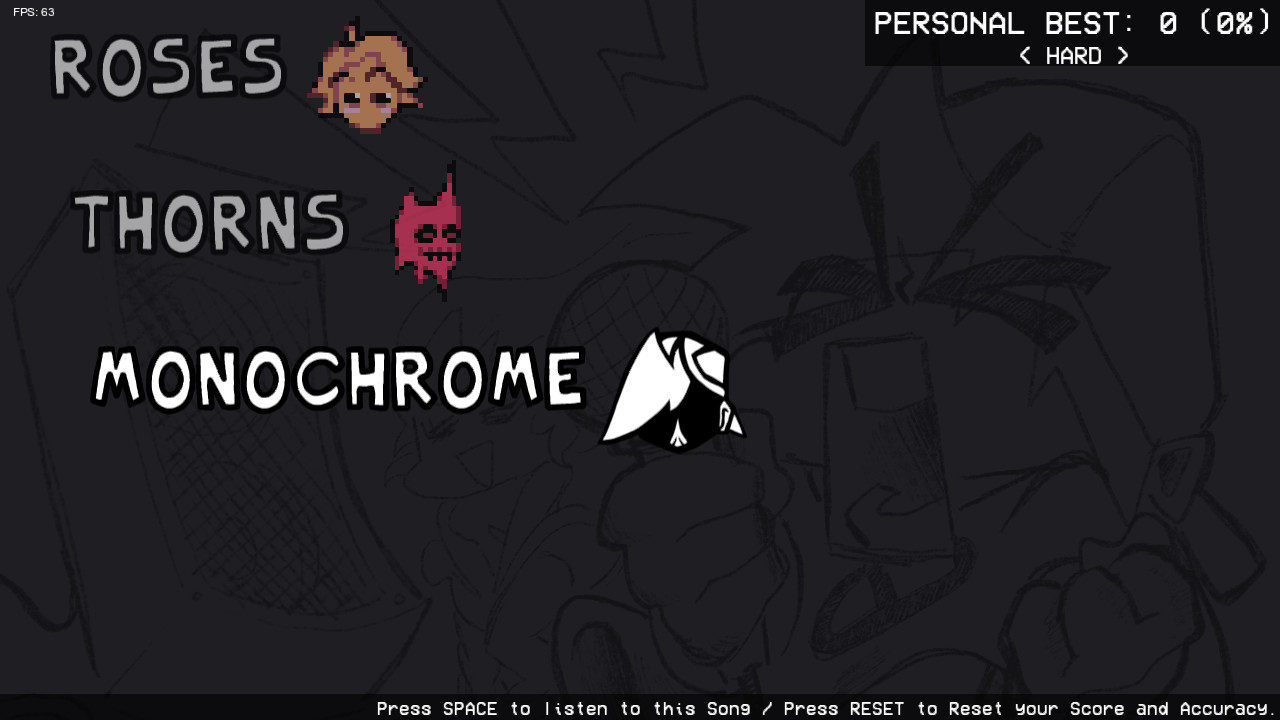 FNF Monochrome 9k Rechart (NOW WITH HELL MODE!) Mod for Friday Night ...