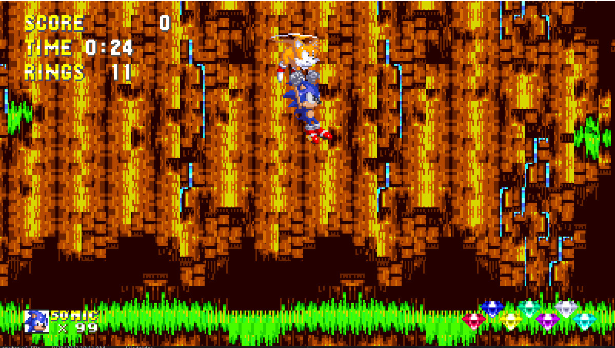 Sonic 2 styled Sonic [Sonic 3 A.I.R.] [Mods]