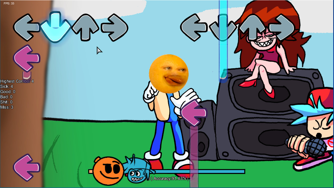 FNF mods but I turn them into annoying orange Mod for Friday Night ...