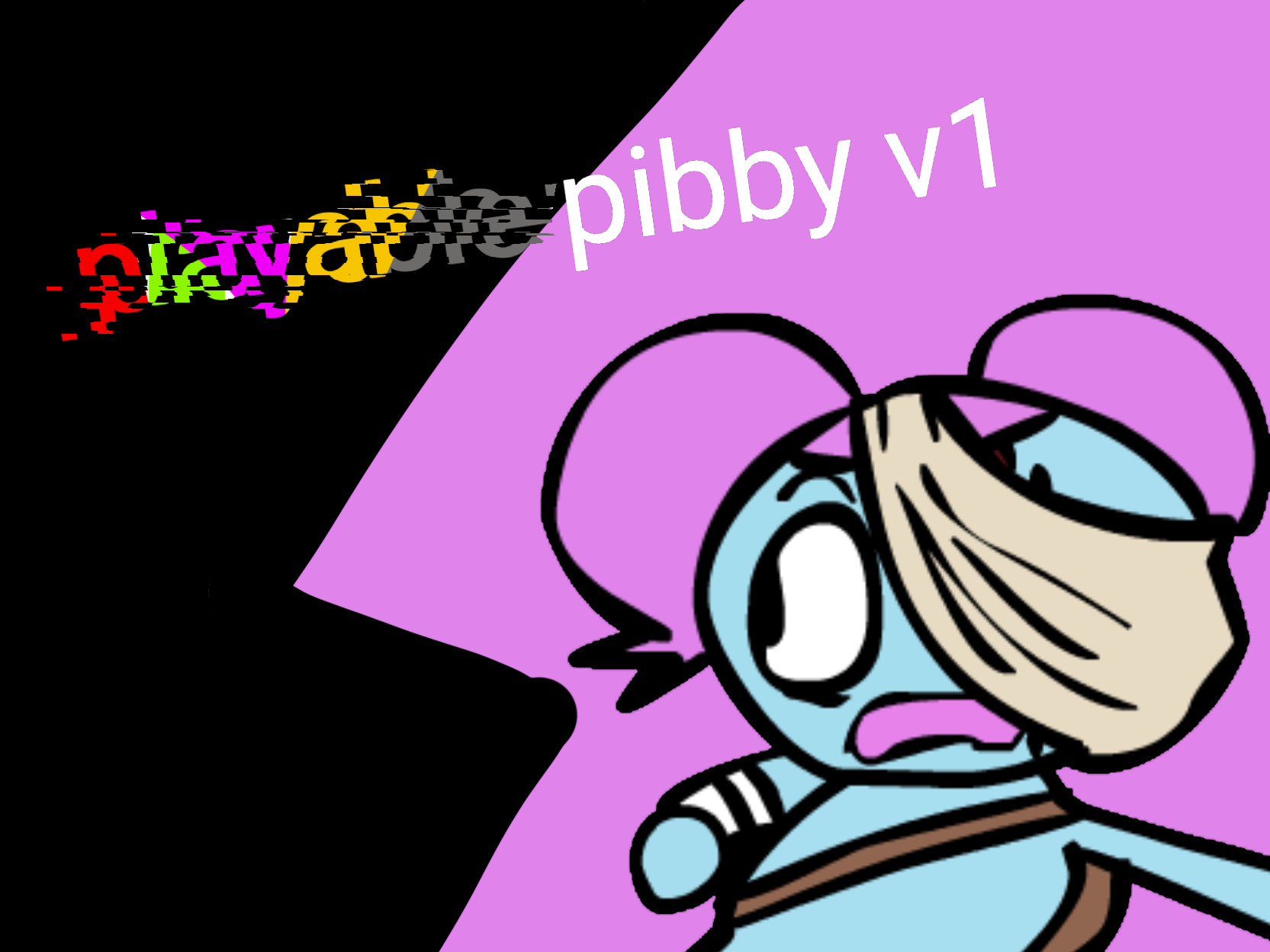 Playable pibby v1 Mod for Friday Night Funkin' | FNF Mods