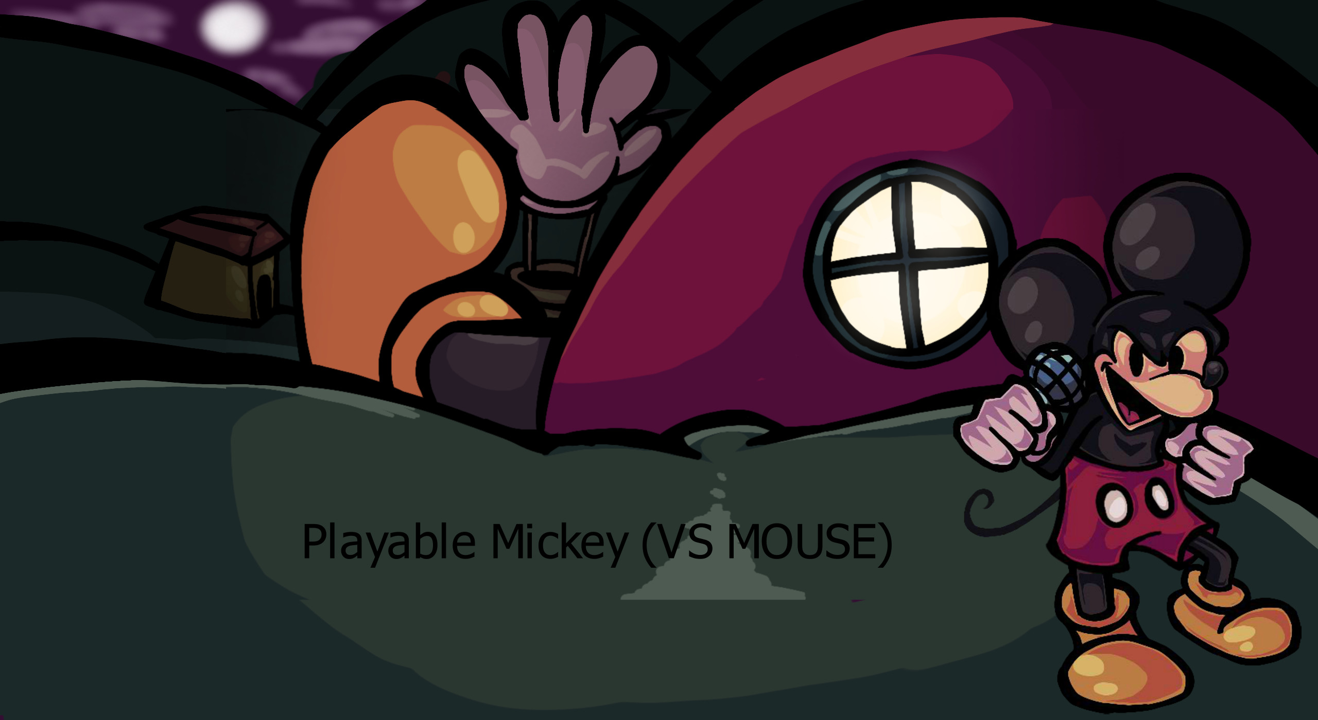playable mickey mouse old (vs mouse) Mod for Friday Night Funkin' | FNF ...