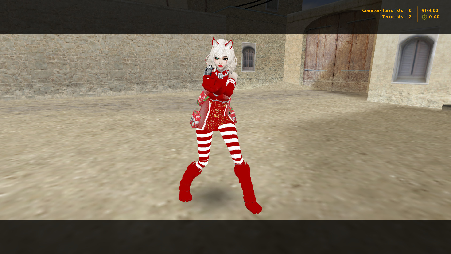 Christmas Cat Girl Mod for Counter-Strike 1.6 | CS1.6 Mods