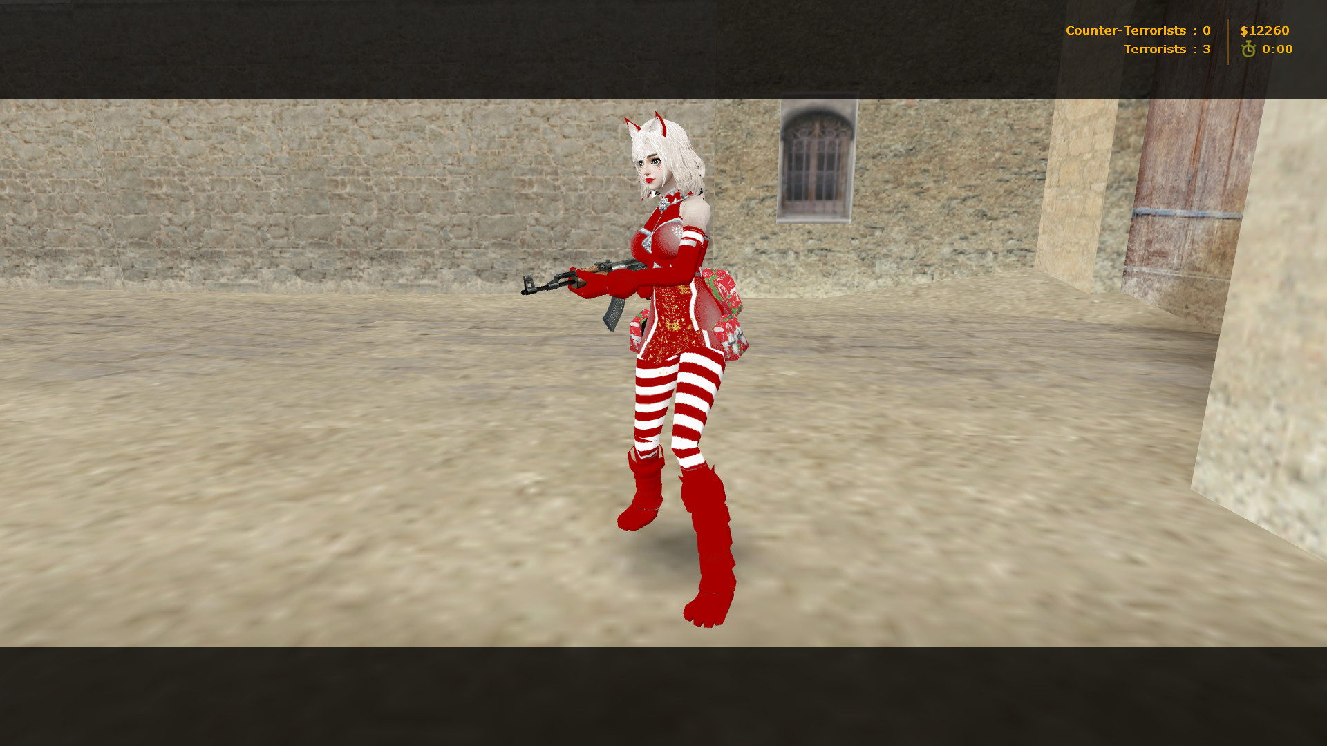 Christmas Cat Girl Mod for Counter-Strike 1.6 | CS1.6 Mods