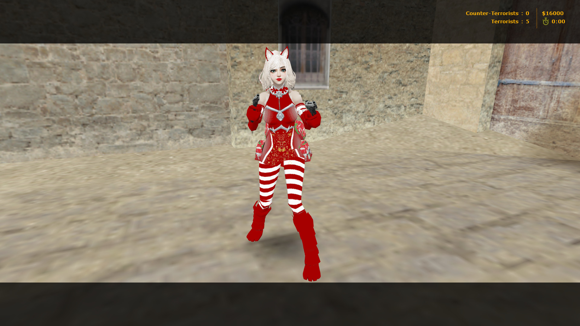 Christmas Cat Girl Mod for Counter-Strike 1.6 | CS1.6 Mods