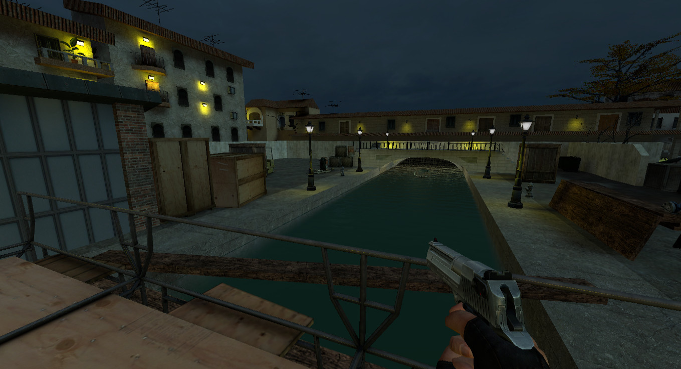 De_bridge_night [Counter-Strike: Source] [Mods]