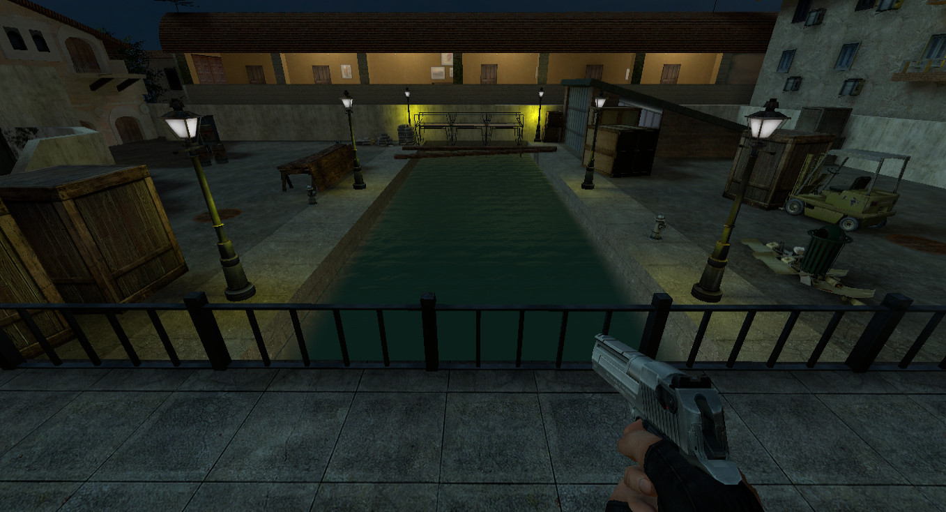 De_bridge_night [Counter-Strike: Source] [Mods]