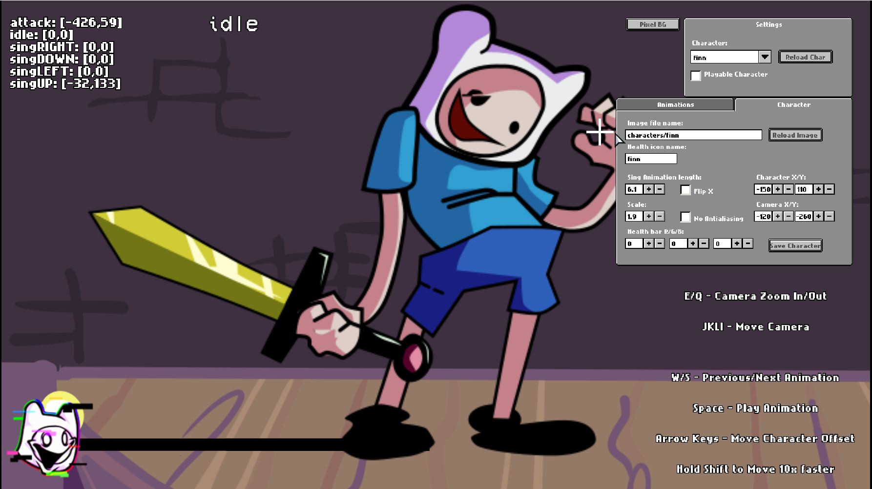 Remastered Finn Skin Mod for Friday Night Funkin' | FNF Mods