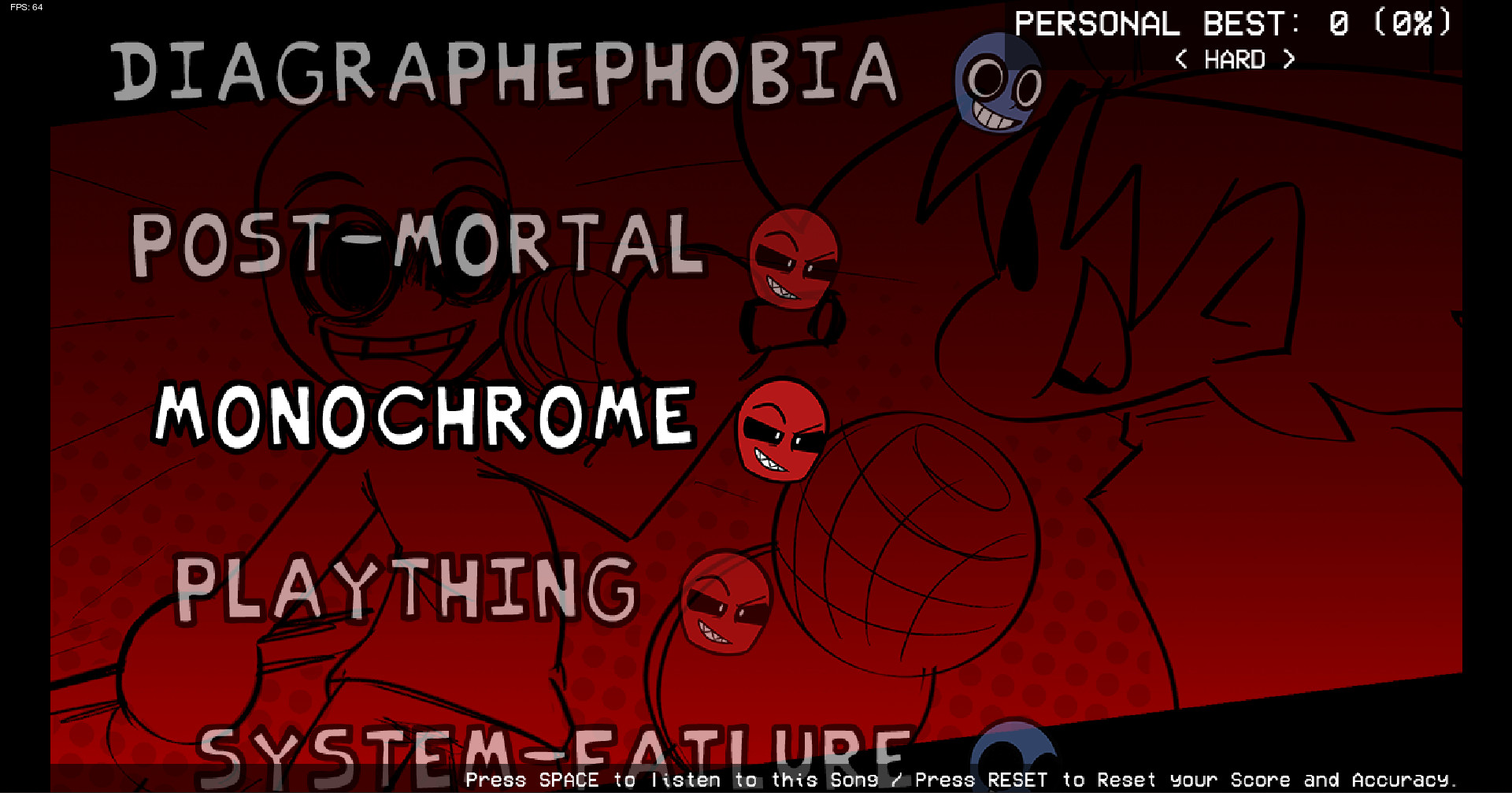 Minus Eteled & Austin sing monochrome Mod for Friday Night Funkin ...