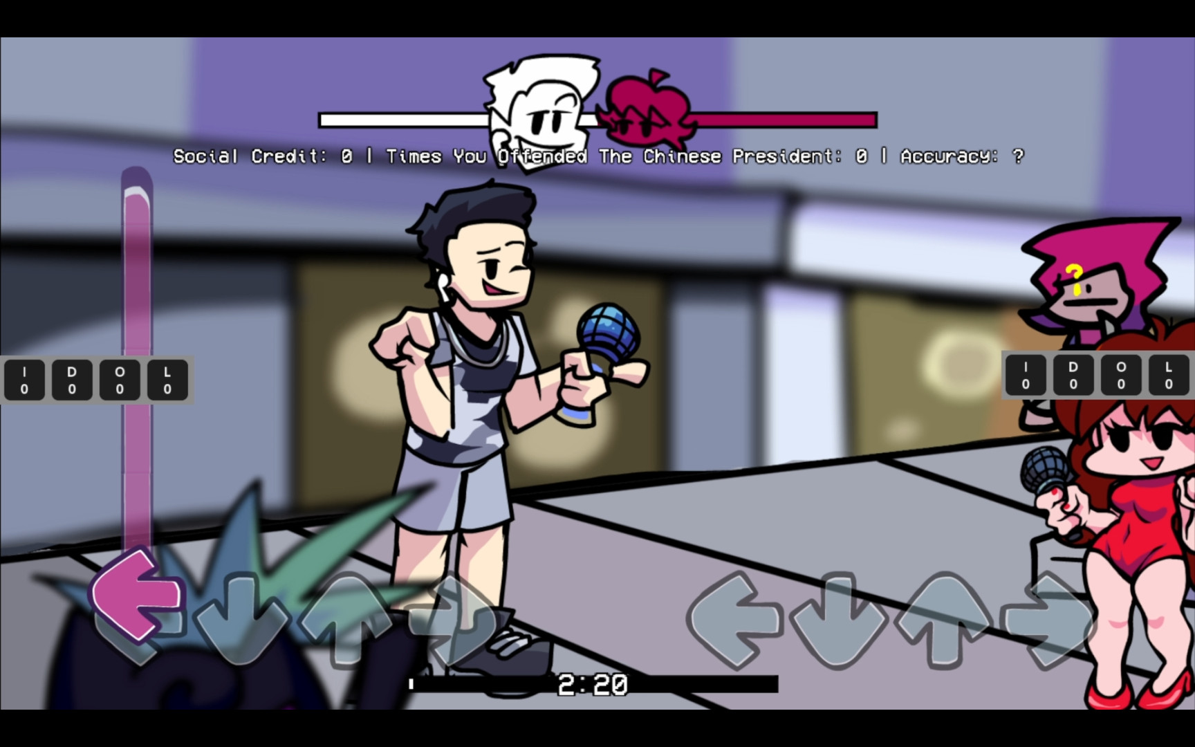 Super Idol Vs. Girlfriend! Mod for Friday Night Funkin' | FNF Mods