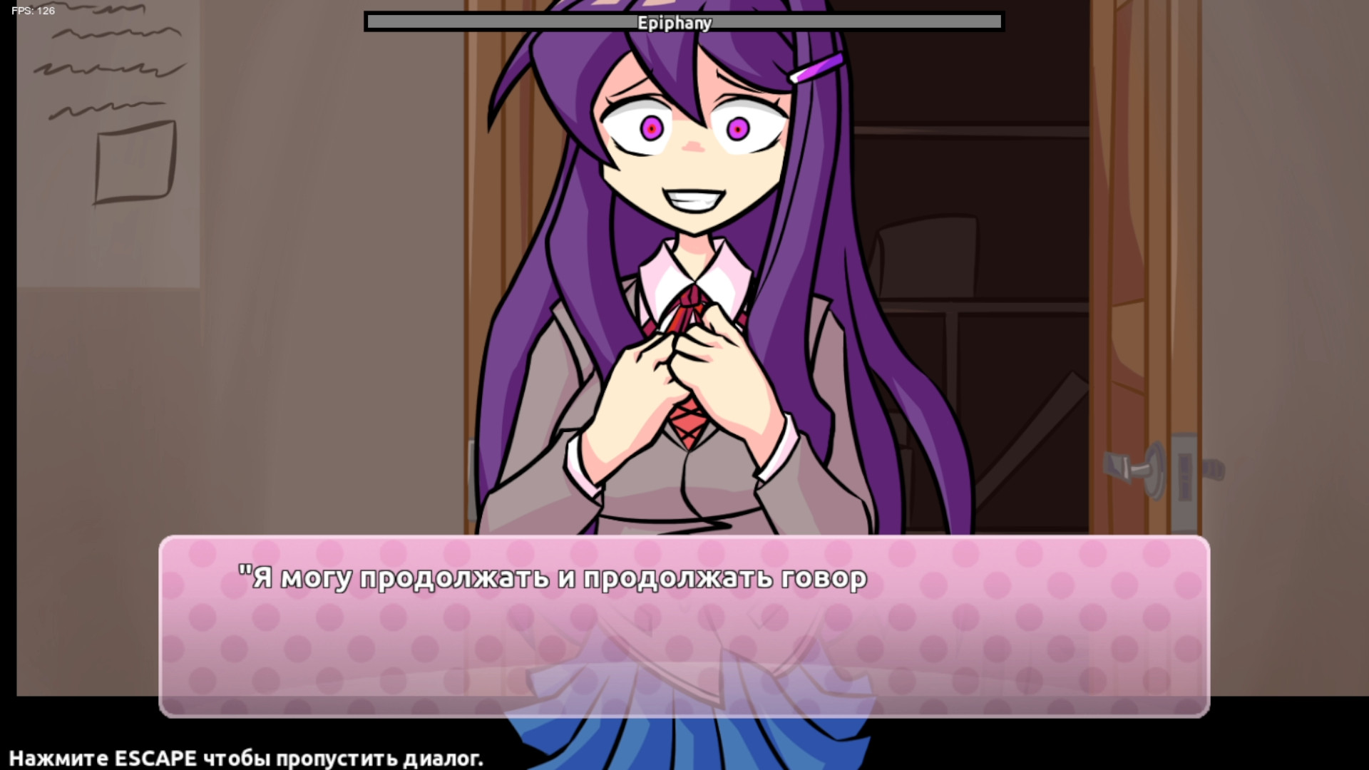 YURI OVER MONIKA EPIPHANY RESKIN (RUSSIAN VERSION) Mod for Friday Night ...
