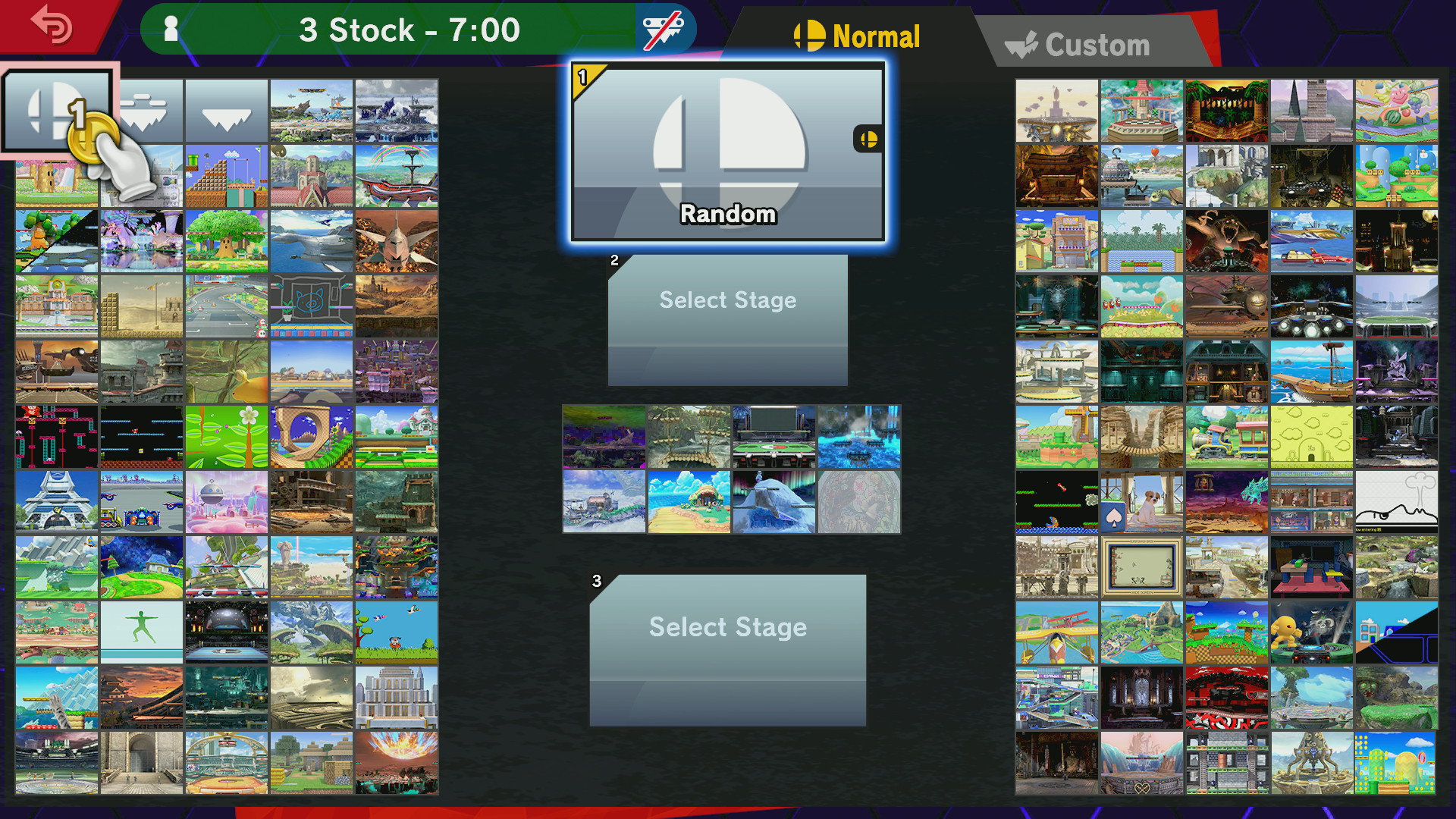Split Stage Select [Super Smash Bros. Ultimate] [Mods]