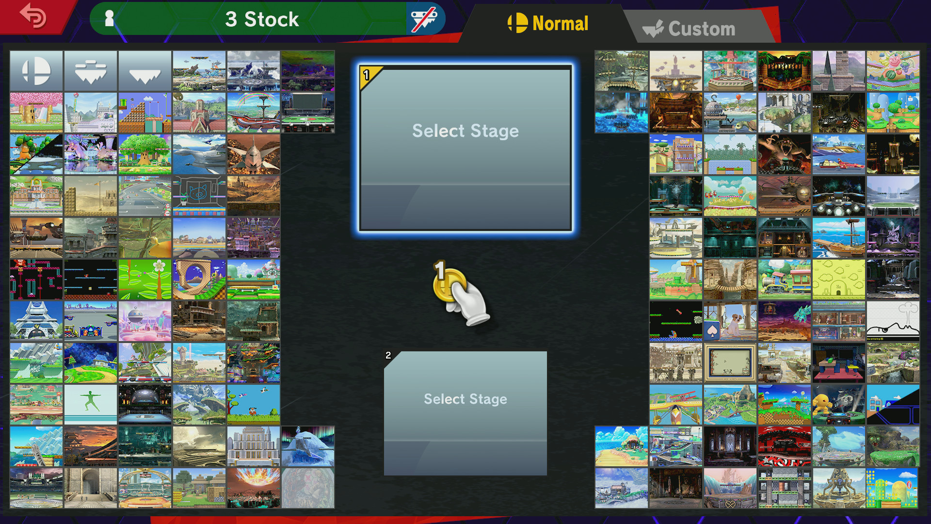 Split Stage Select [Super Smash Bros. Ultimate] [Mods]