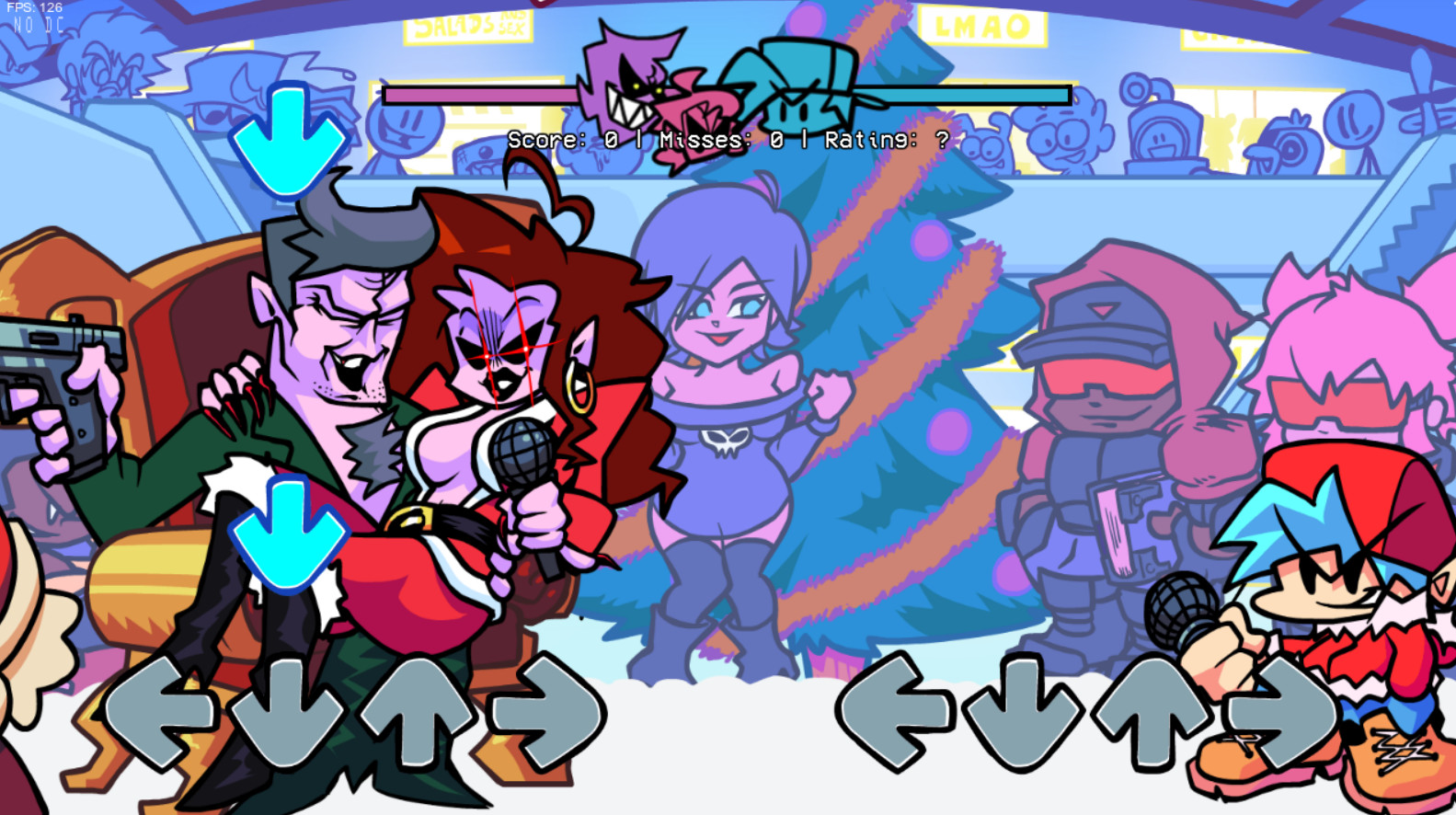 No GF and Speakers Mod for Friday Night Funkin' | FNF Mods