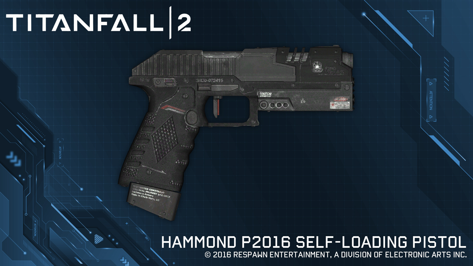 Hammond P2016 from Titanfall 2 Mod for Counter-Strike 1.6 | CS1.6 Mods