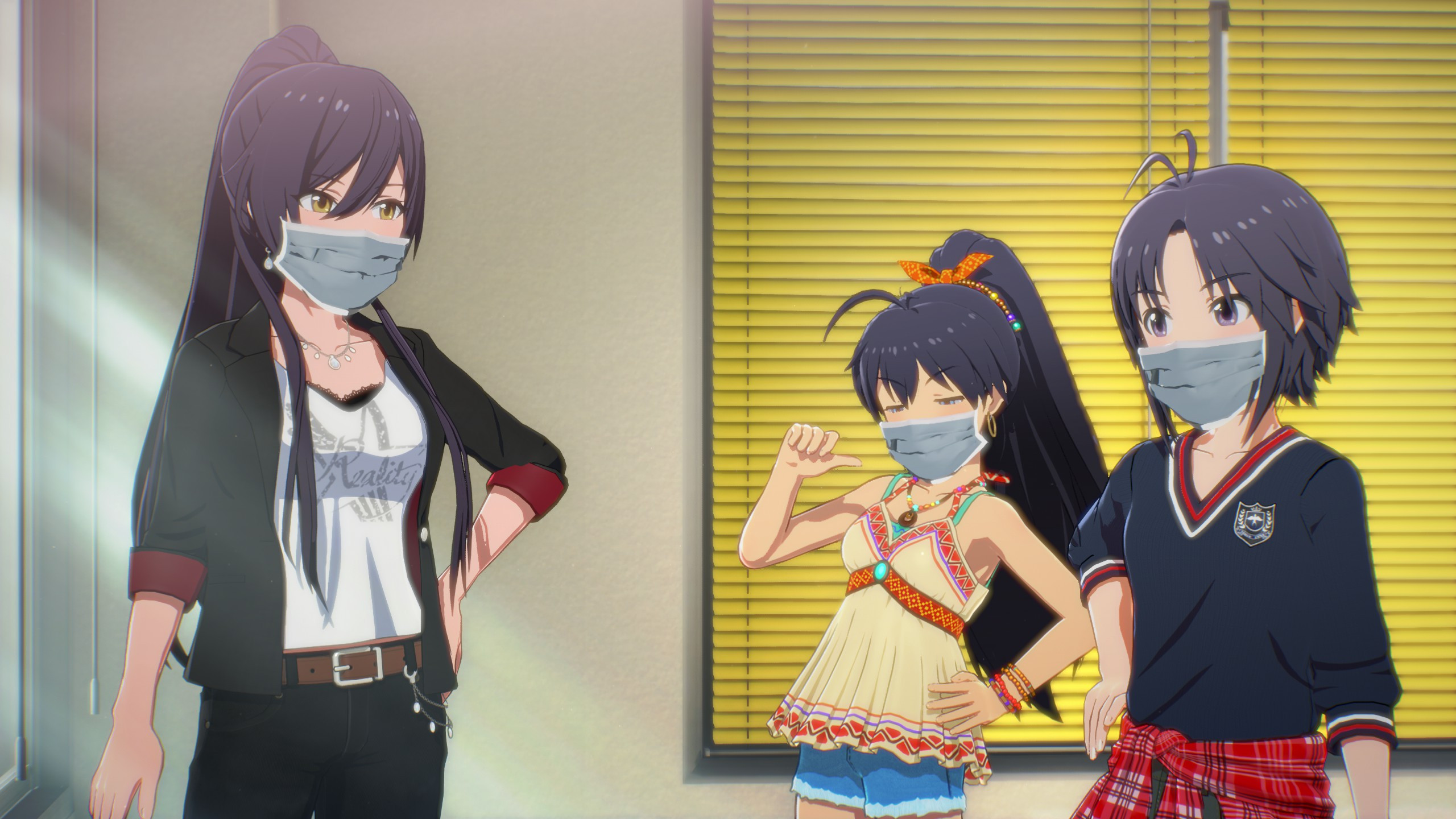 Soci@l Dist@ncing (Mask for everyone) Mod for THE IDOLM@STER STARLIT ...