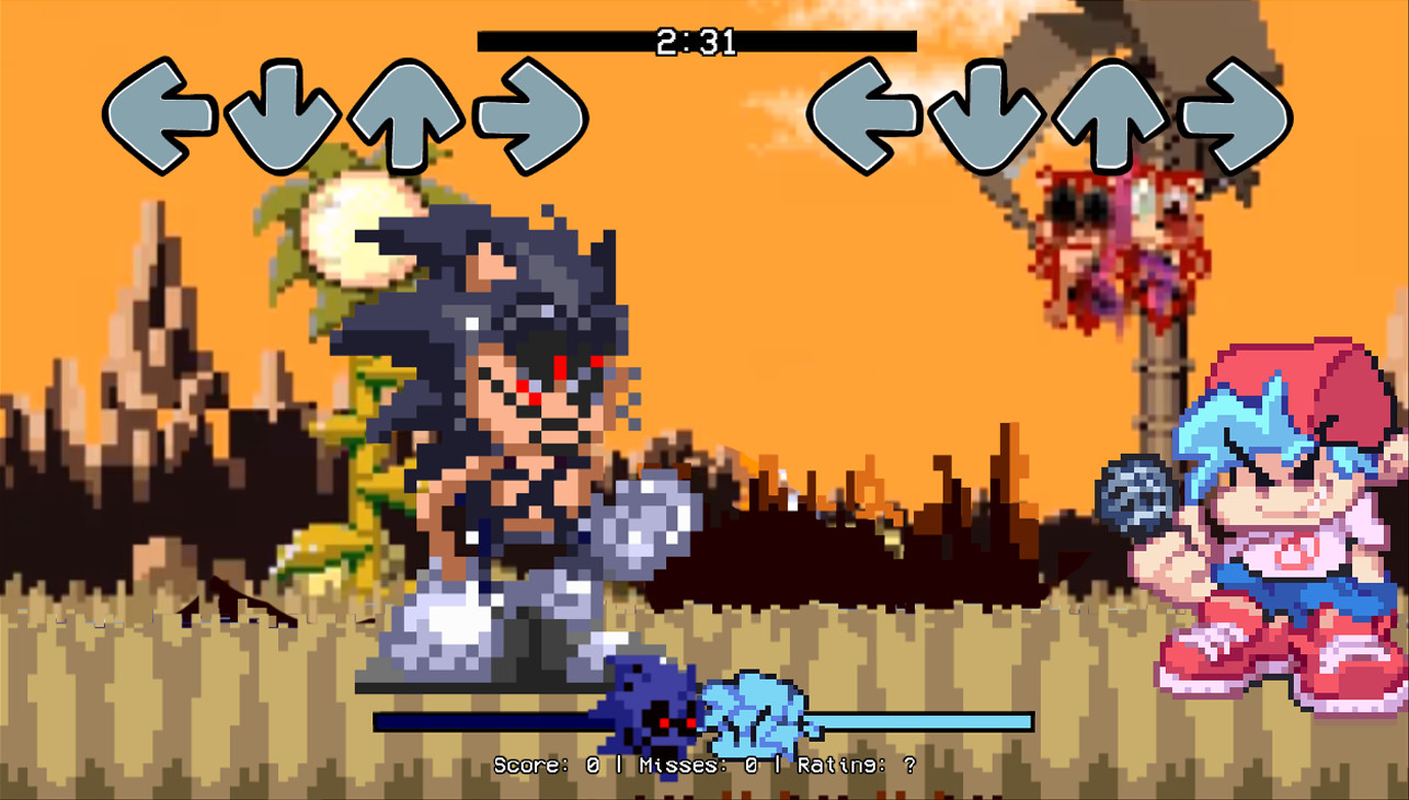 Friday Night Funkin'-Lord X 16-Bits (UPDATE 3.0)) Mod for Friday Night ...