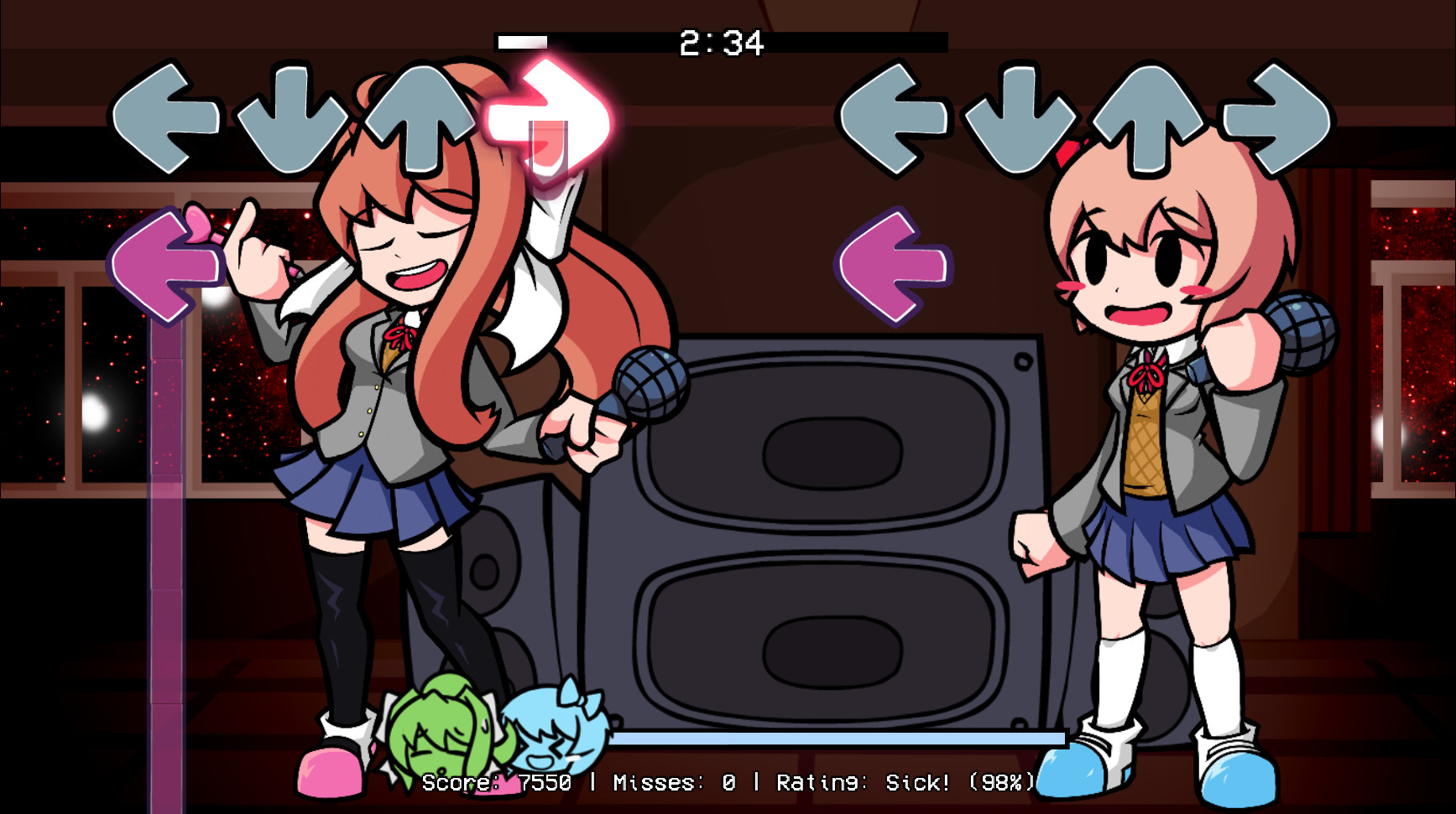 DDLC Vs Bf Mod for Friday Night Funkin' | FNF Mods