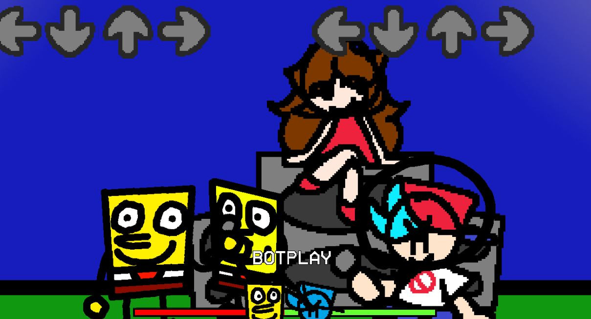 VS spong but bad Mod for Friday Night Funkin' | FNF Mods