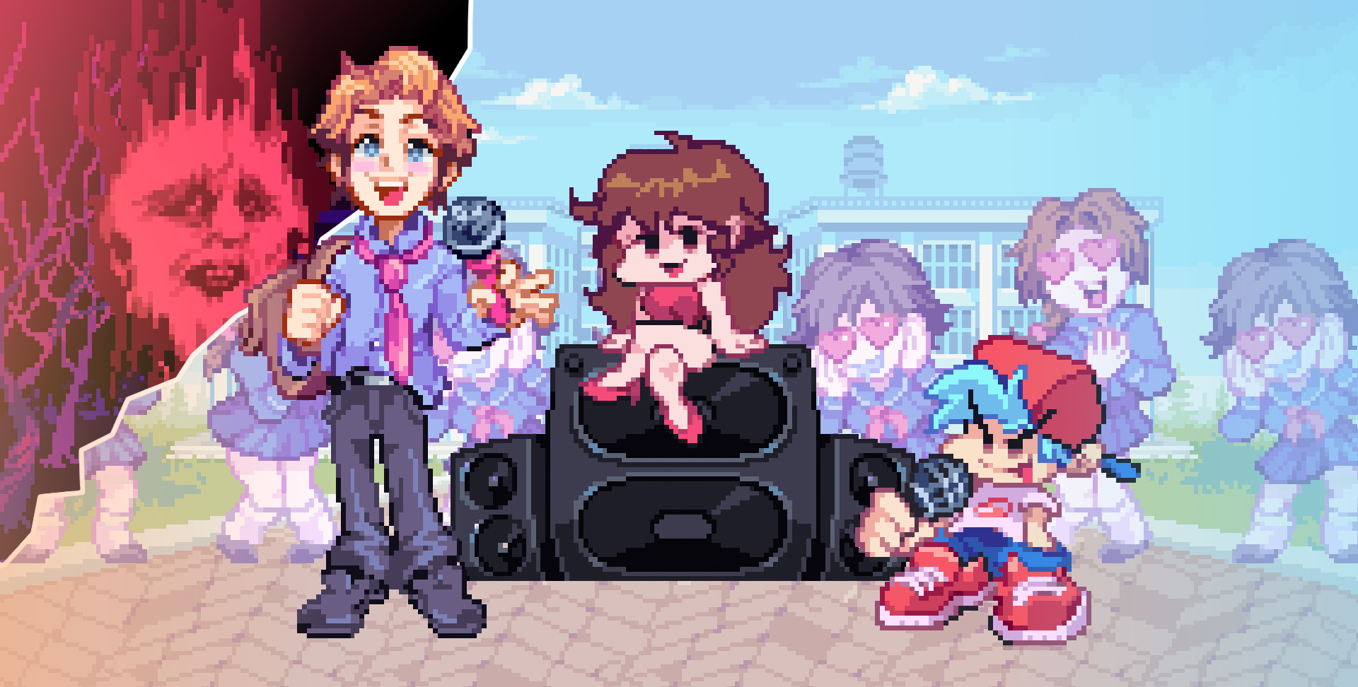 FNF: Senpai Extended (UPDATED) Mod for Friday Night Funkin' | FNF Mods