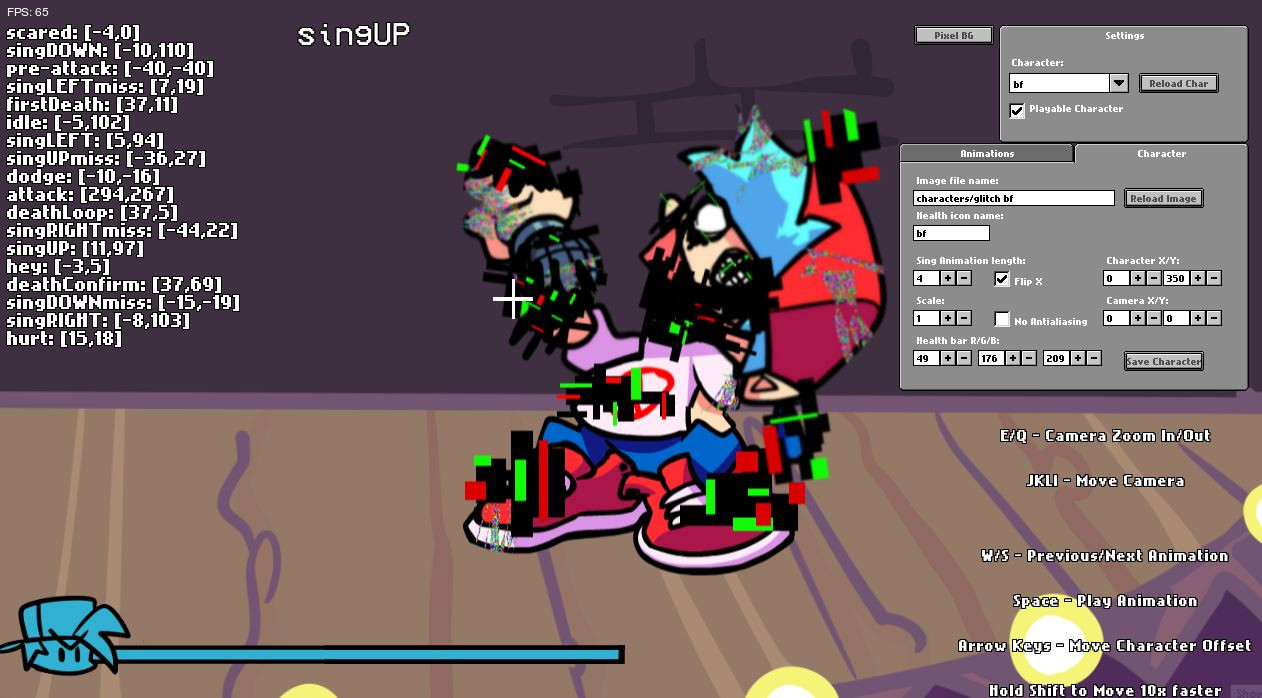 glitch/infected boyfriend (learning with pibby) Mod for Friday Night Funkin' | FNF Mods