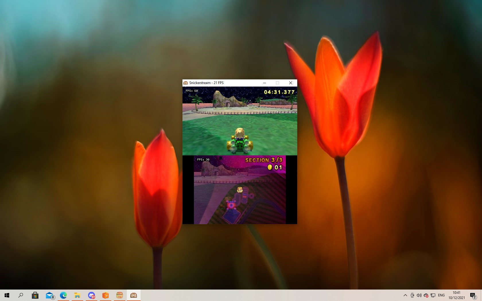 Night Time Wuhu island 2 with moded .kcl [Mario Kart 7] [Mods]