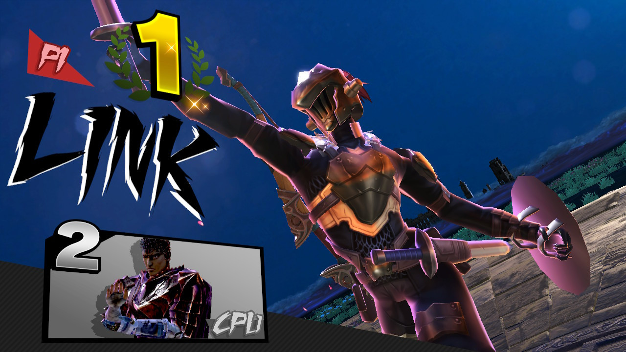 Goblin Slayer over Link Mod for Super Smash Bros. Ultimate | SSBU Mods