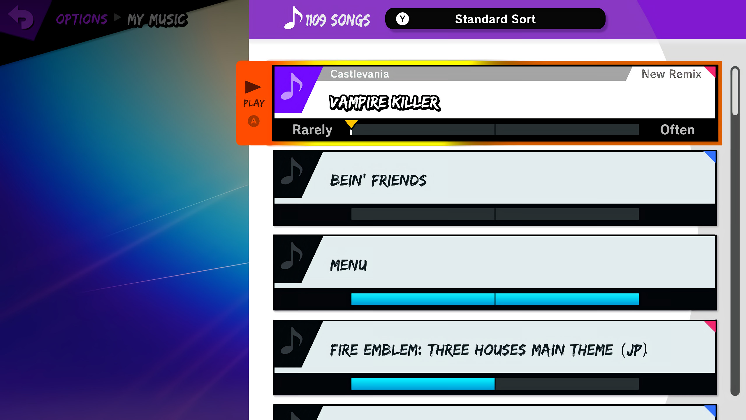 All Music available for Main Menu Mod for Super Smash Bros. Ultimate ...