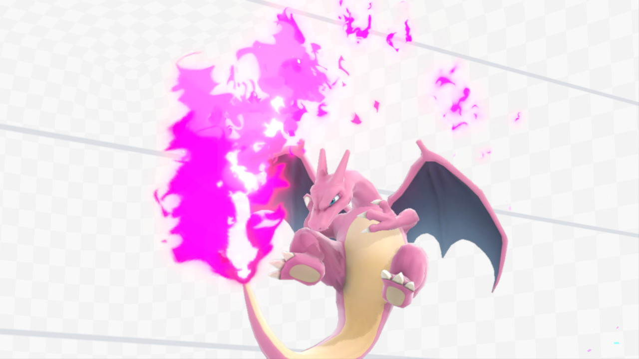 Magenta Charizard Effects Mod for Super Smash Bros. Ultimate | SSBU Mods
