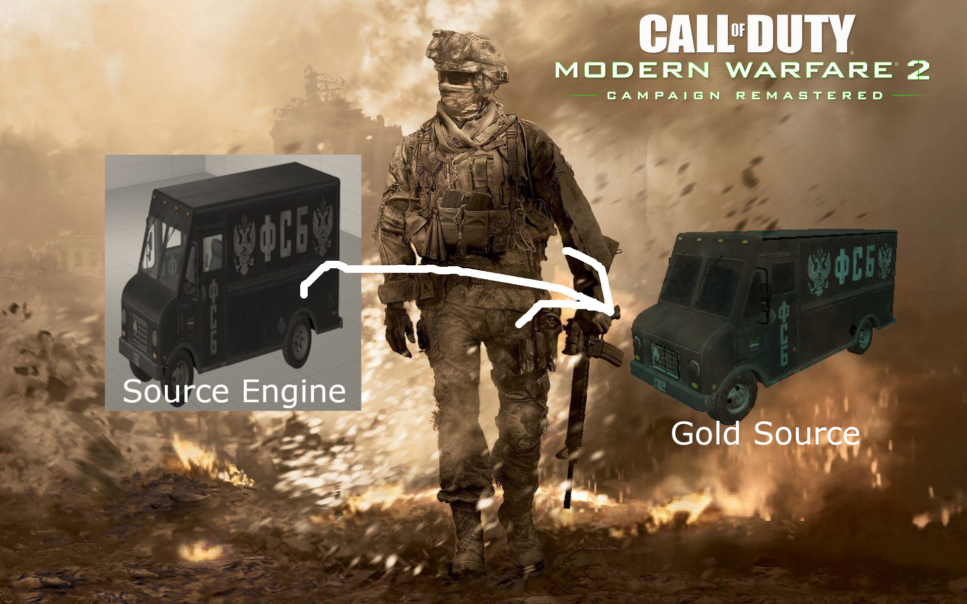 MW2CR Russian Swat Van [Counter-Strike 1.6] [Mods]