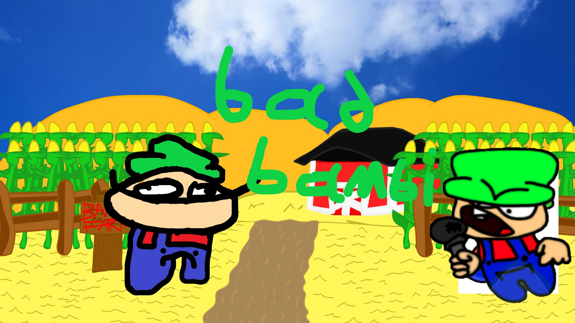 BAD bambi over beta bambi [Friday Night Funkin'] [Mods]