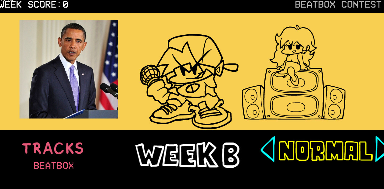 friday night funkin: obama beatbox [Friday Night Funkin'] [Mods]