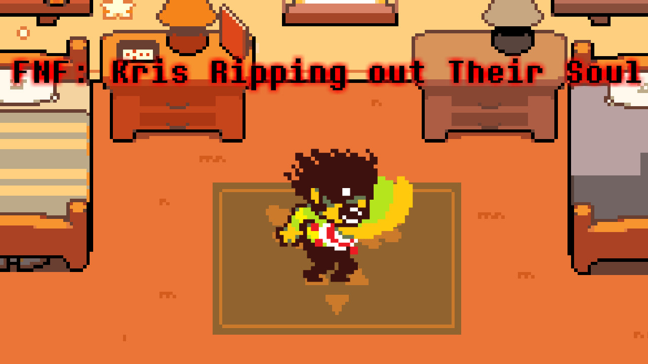 FNF: Kris Ripping out Their Soul (Joke Mod) Mod for Friday Night Funkin ...