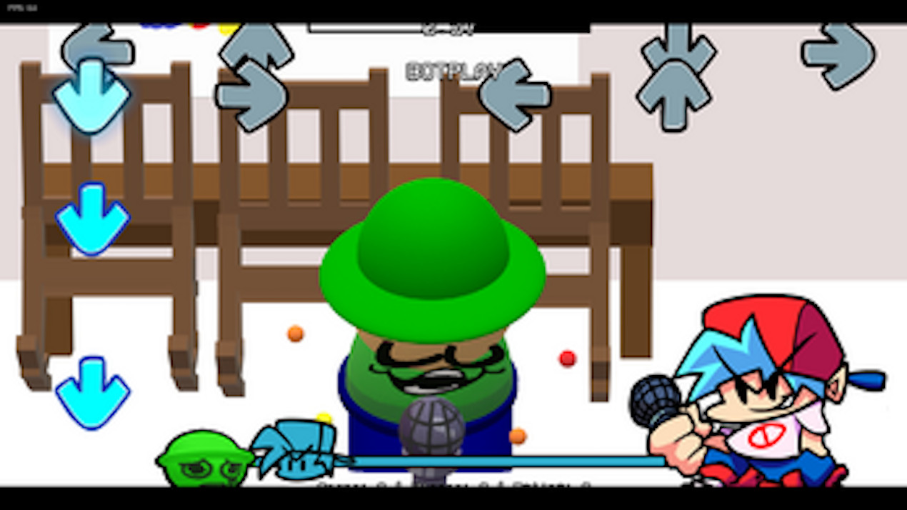 sugar rush bandu with effects Mod for Friday Night Funkin' | FNF Mods