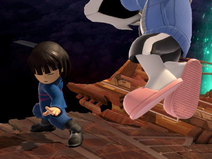 Mii Sword Fighter Undertale Frisk Mod for Super Smash Bros. Ultimate ...