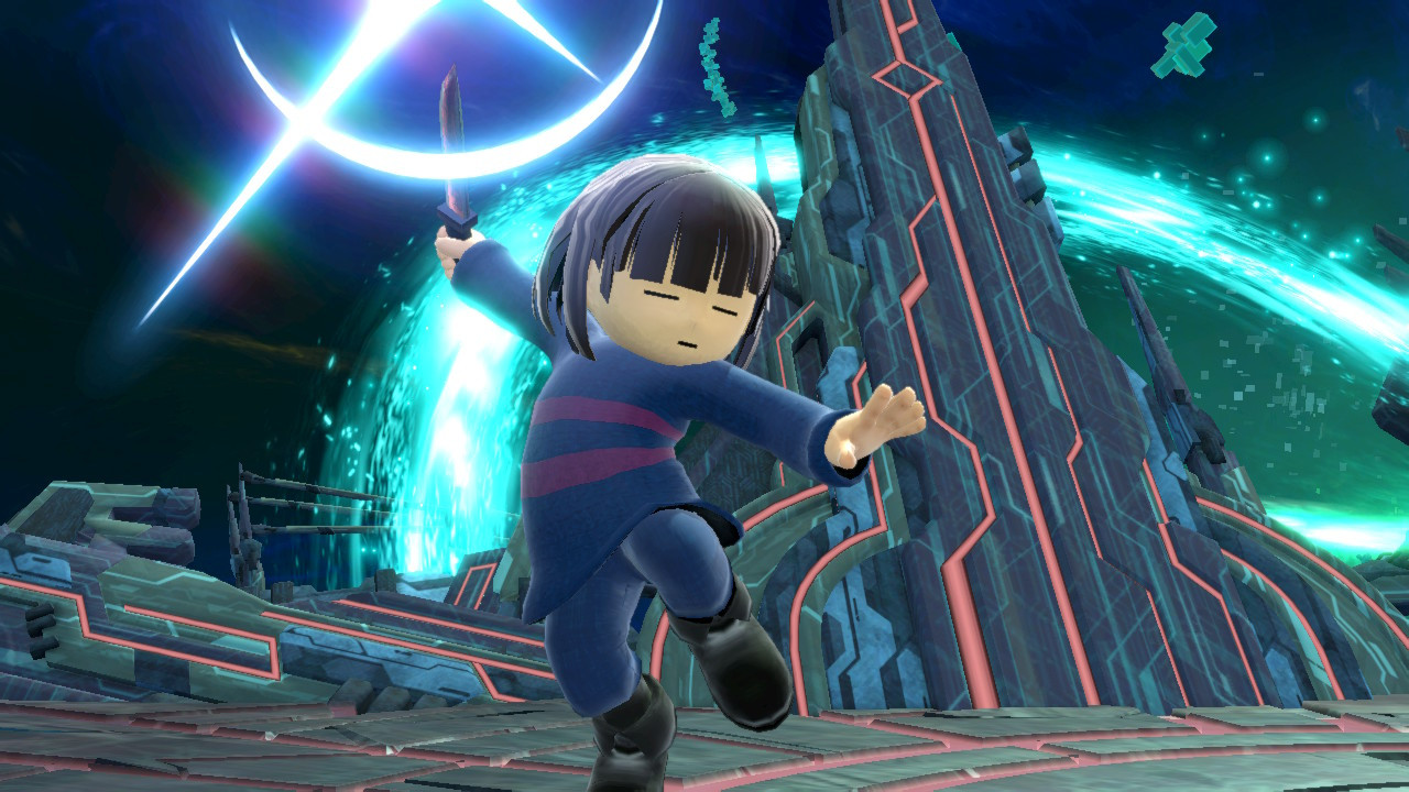 Mii Sword Fighter Undertale Frisk Mod for Super Smash Bros. Ultimate ...