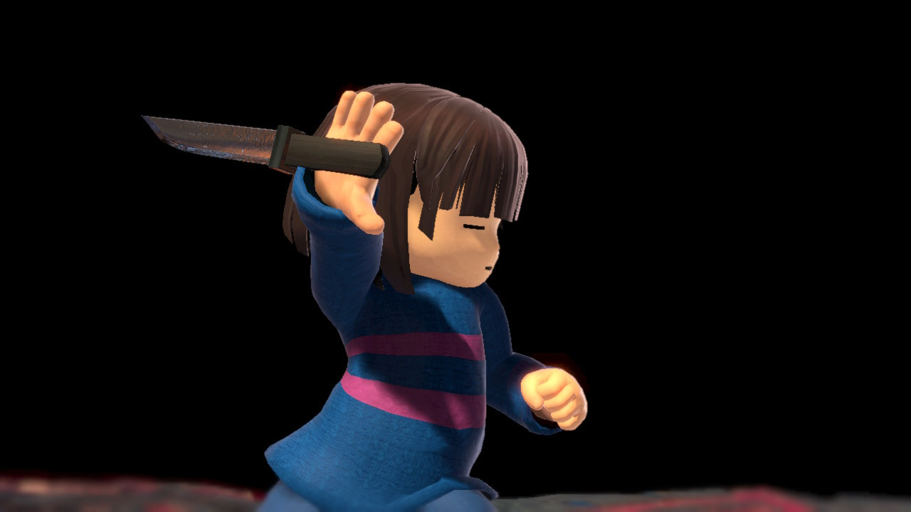 Mii Sword Fighter Undertale Frisk Mod for Super Smash Bros. Ultimate ...