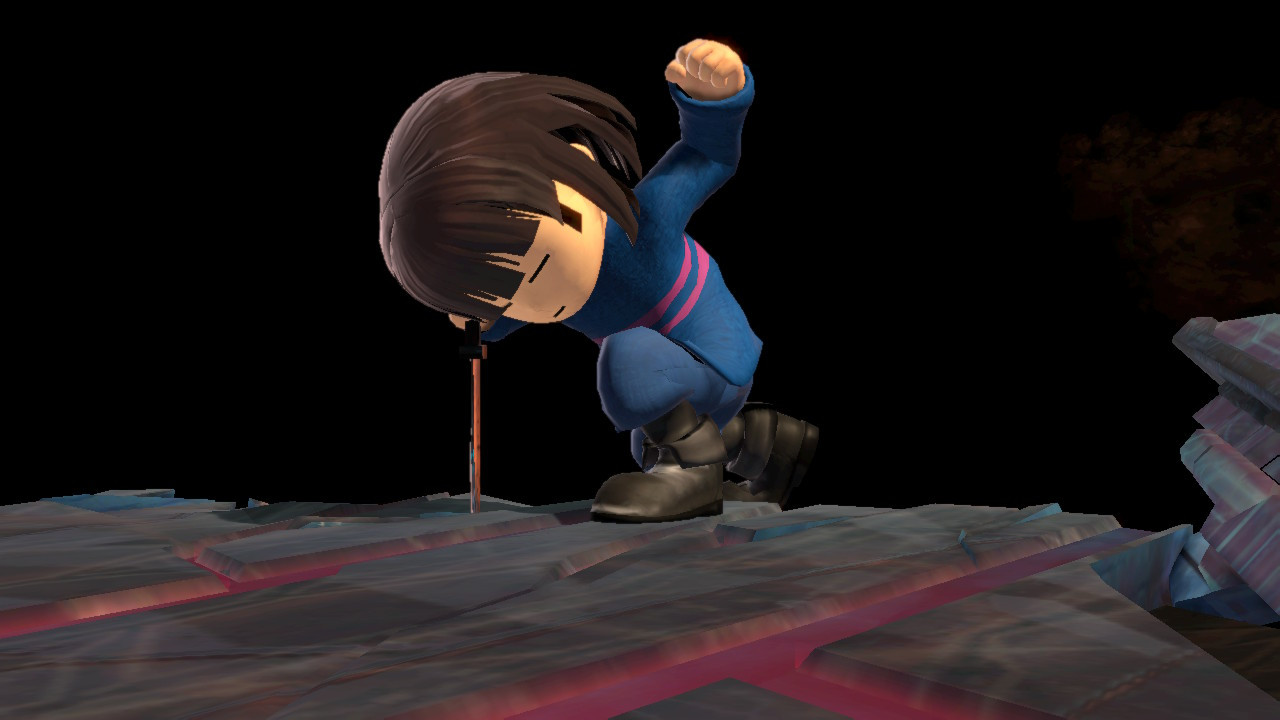 Mii Sword Fighter Undertale Frisk Mod for Super Smash Bros. Ultimate ...