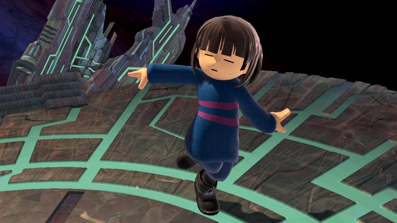 Mii Sword Fighter Undertale Frisk Mod for Super Smash Bros. Ultimate ...