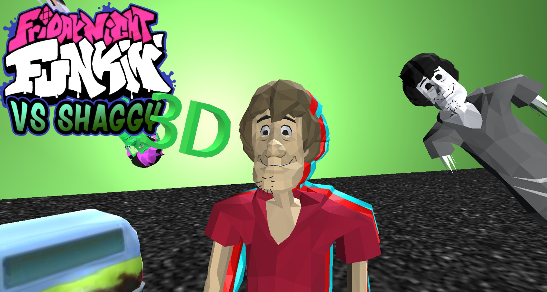 Vs Shaggy 3D Mod for Friday Night Funkin' | FNF Mods