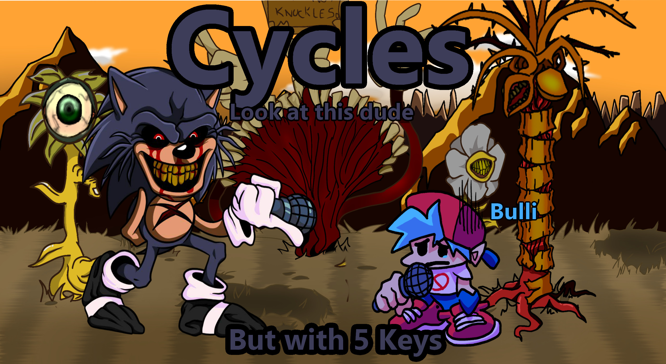 Cycles But With 5 Keys Mod for Friday Night Funkin' | FNF Mods